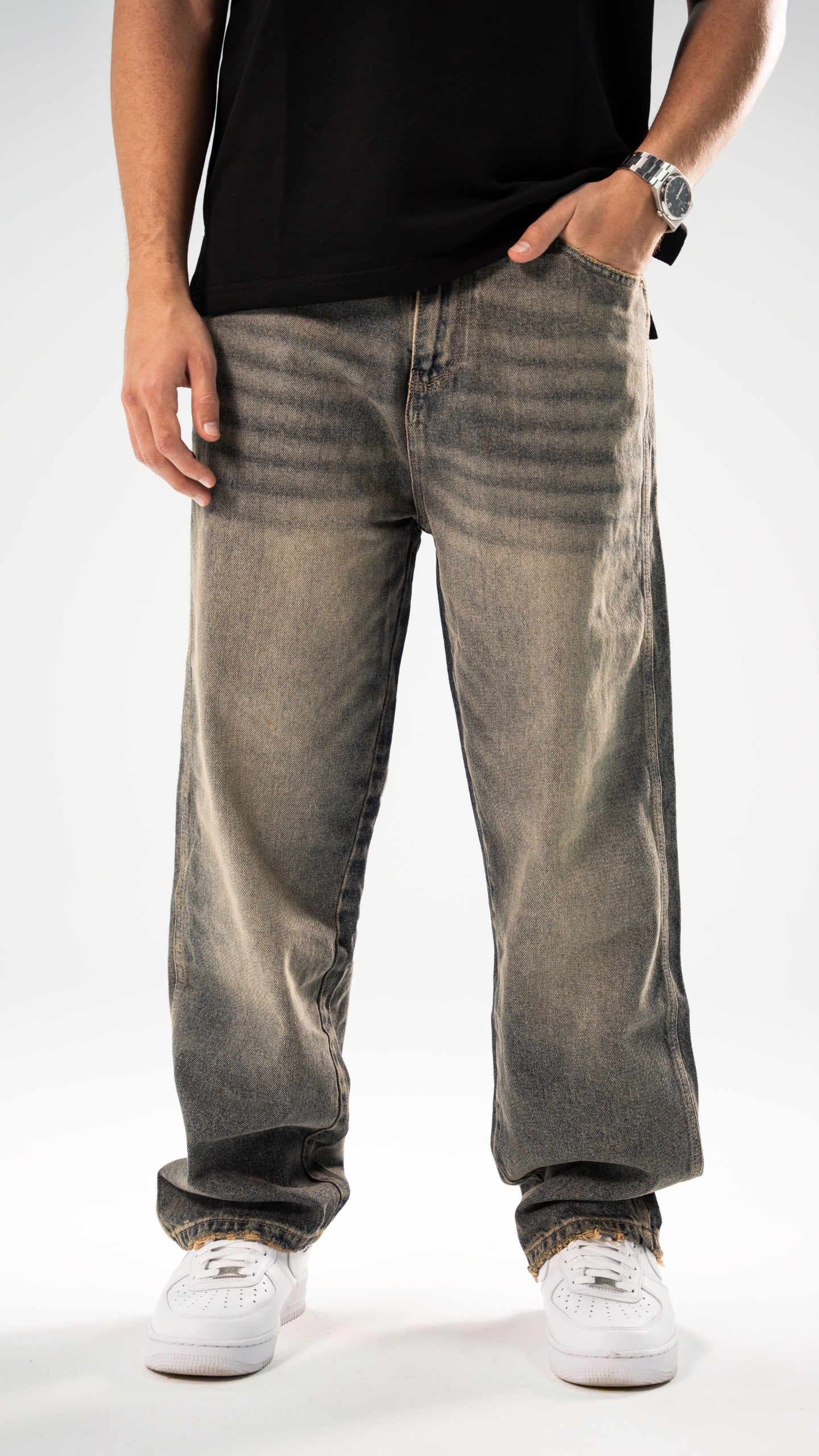Unisex Dirty Jeans – Cave Egypt